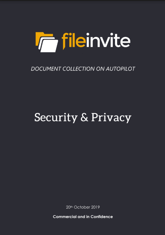 Security at FileInvite - File Requests and Document Collection